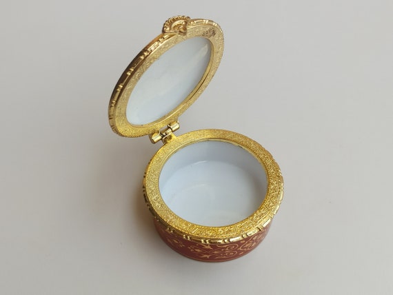 Fine Porcelain Woman Box, Vintage Box, Jewellery Box,… - Gem