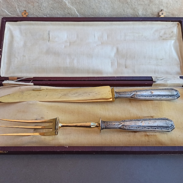 Antique Carving Set - Etsy