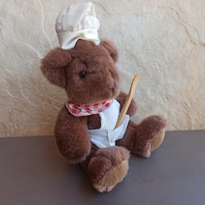 Original Cook Teddy Bear, Original Soft Plush Toy, Cook Teddy Bear ...