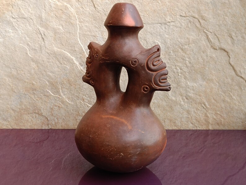 Taino Duho Ceramic Vase, Taino Art Figurine, Replica, Spain - Etsy