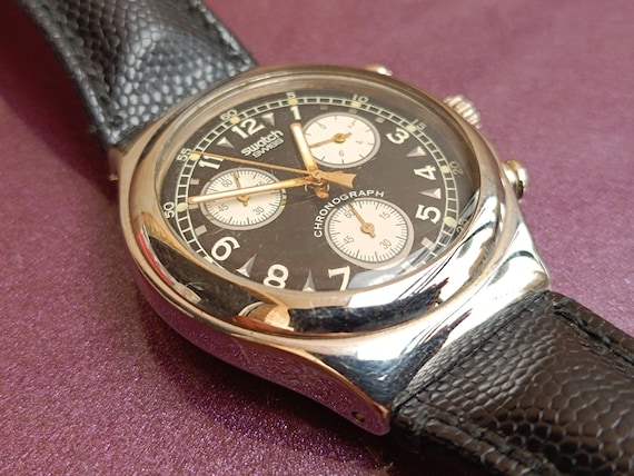 1995 SWATCH Chronograph Swiss Made Quartz Watch, Wris… - Gem