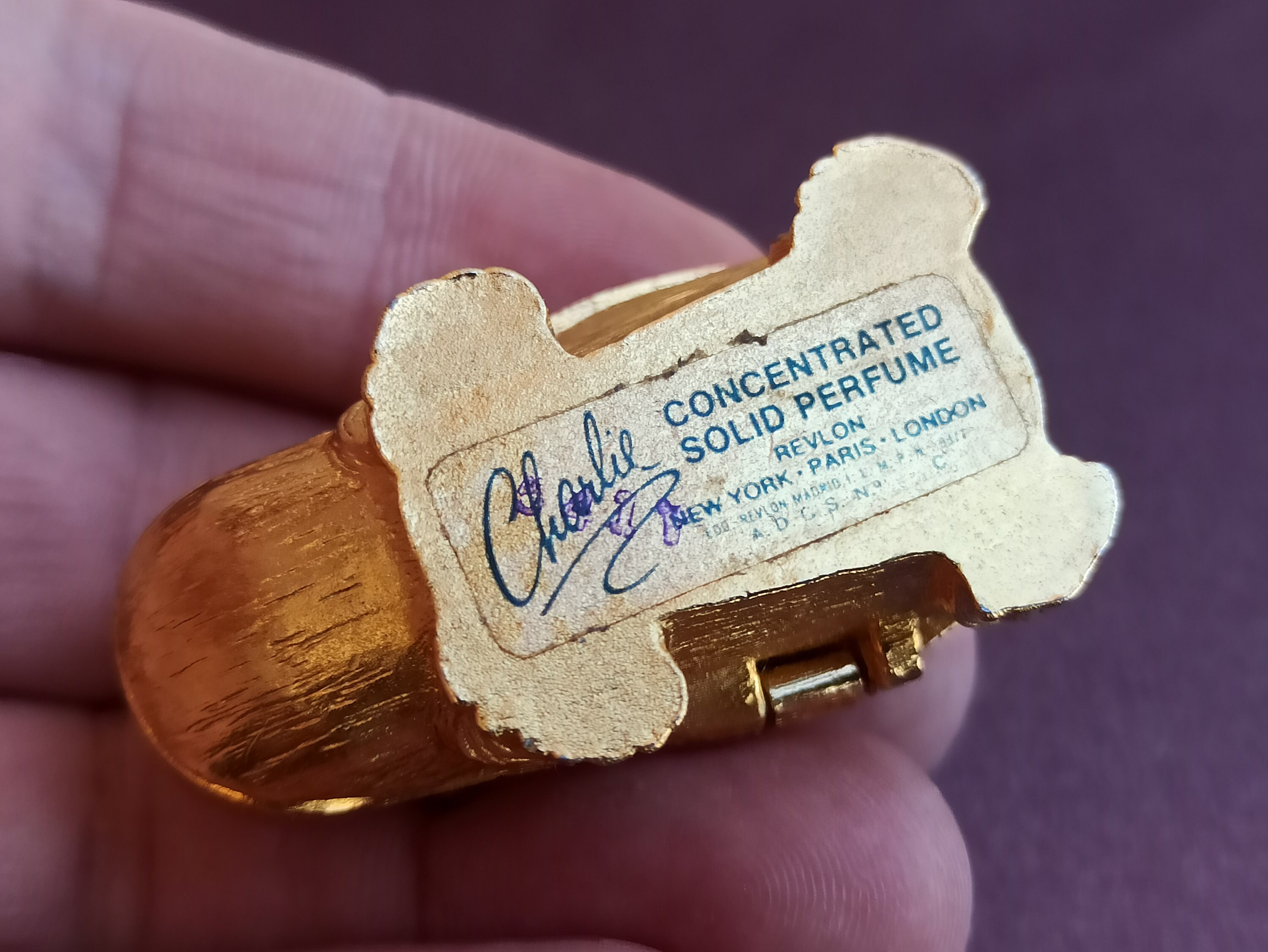 CHARLIE Perfume Concentrated Solid Perfume Vintage 1970s - Etsy