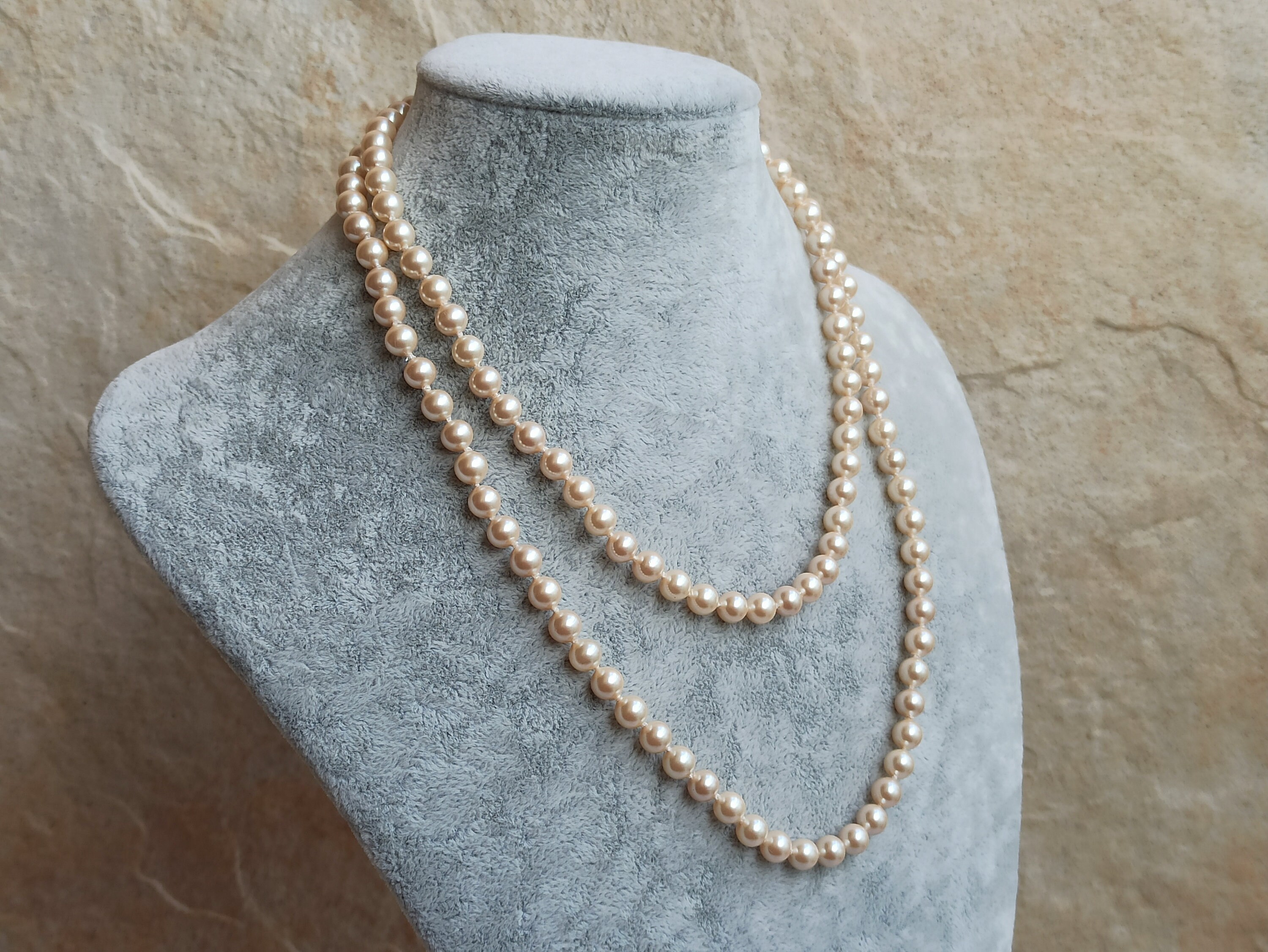 Pearl Velina Reina Necklace, Velina Reina Pearl, White Pearl Necklace ...