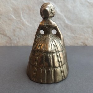 English Retro Bronze Bell, Bronze Bell Lady, Lady Bell England, Old ...