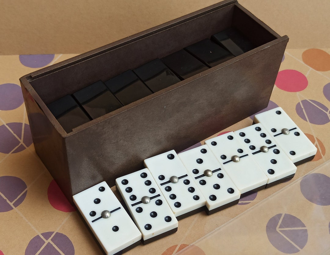 MARIGO 1970 Dominoes Board Game, English Domino, Vintage Game, Dominoes ...