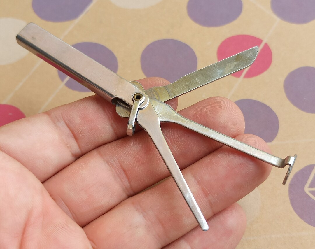 Vintage INOX Pipe Tamper, Pipe Tool, Antique Metal Tamper, Antique Tiny ...