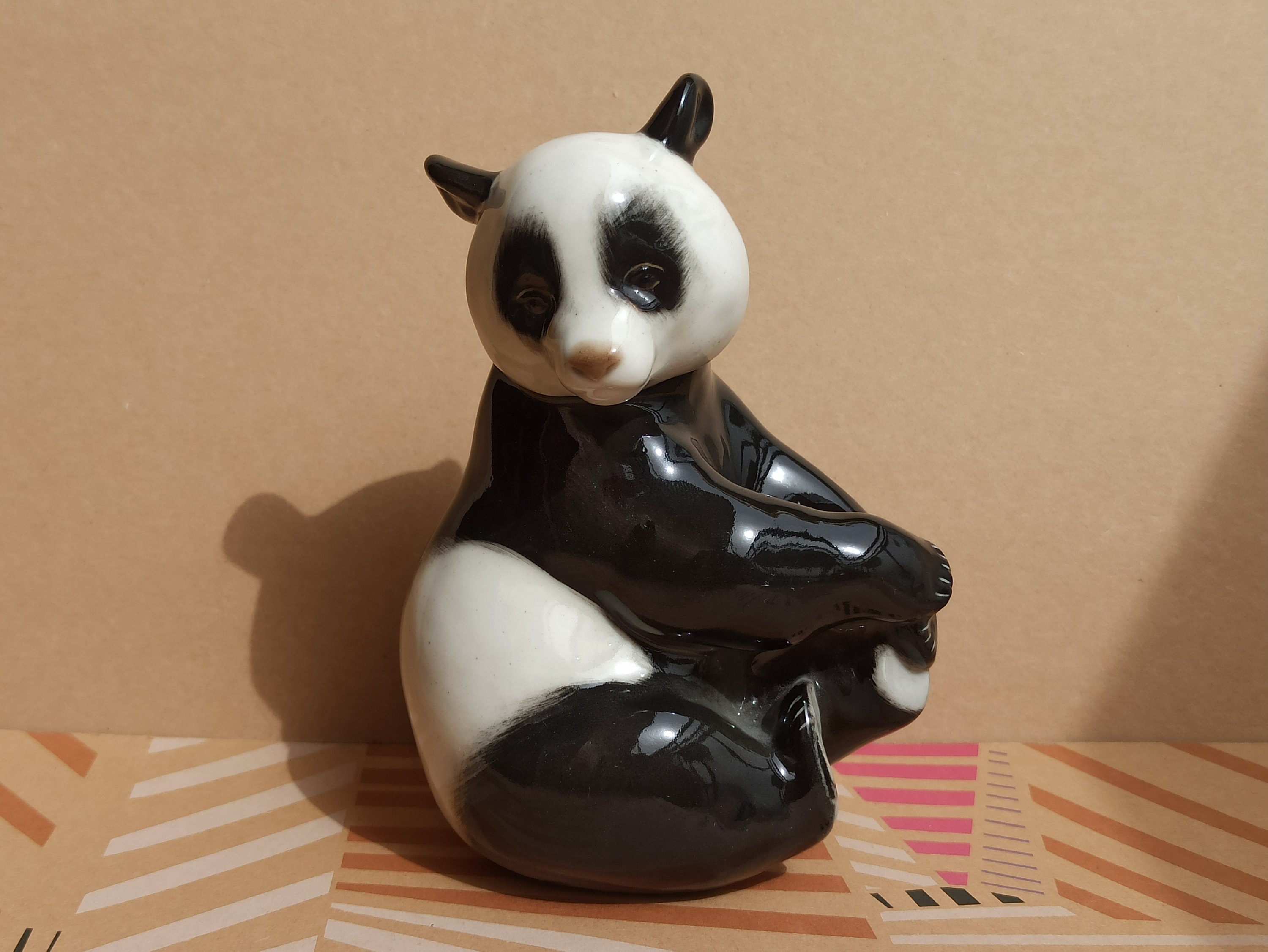 Vintage Lomonosov LFZ Porcelain Panda Figurine Ceramic Panda - Etsy UK