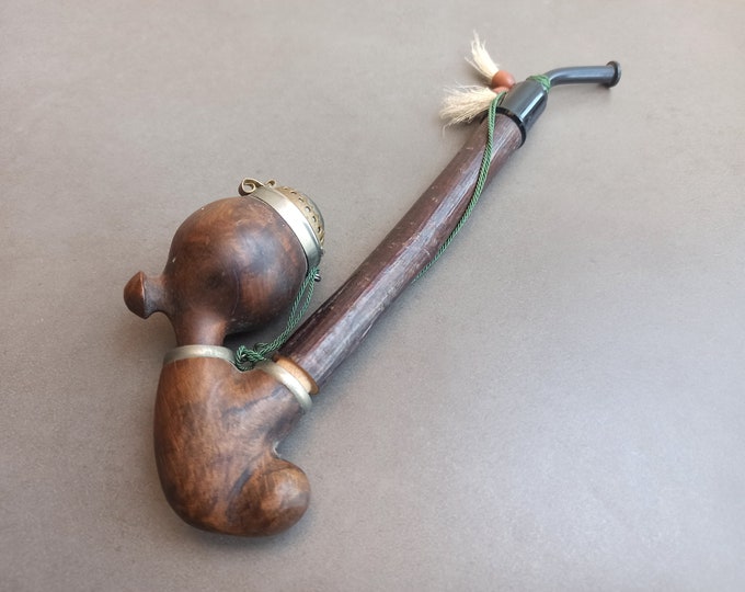 Tyrolean Smoking Pipe, Bruyere Garantie, Vintage Tobaco Pipe, German ...