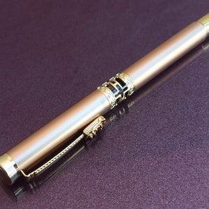 Dragon Fountain Pen, Genius Iridium Gold Plated Fountain Pen, Vintage ...