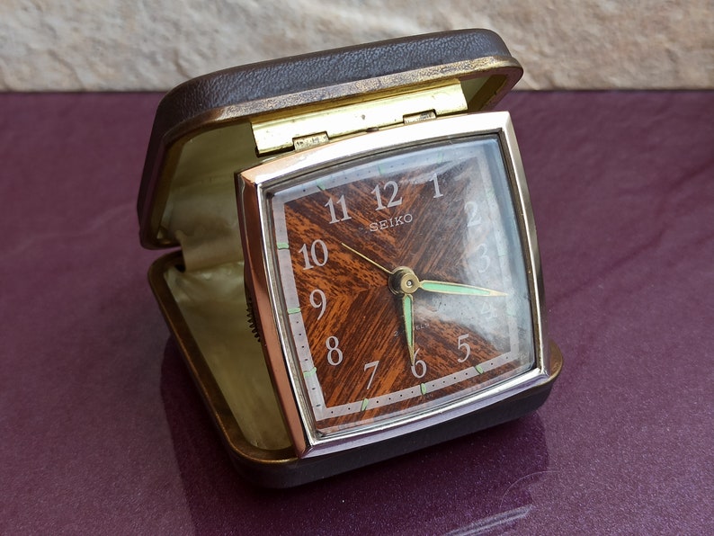 Seiko Vintage 70's Mechanical Travel Alarm Clock Vintage - Etsy