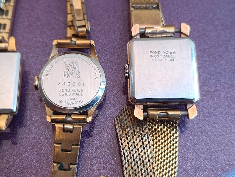 1950s Gold Filled Swiss Watches, 15 Rubis Watch, Gold Filled Watch ...