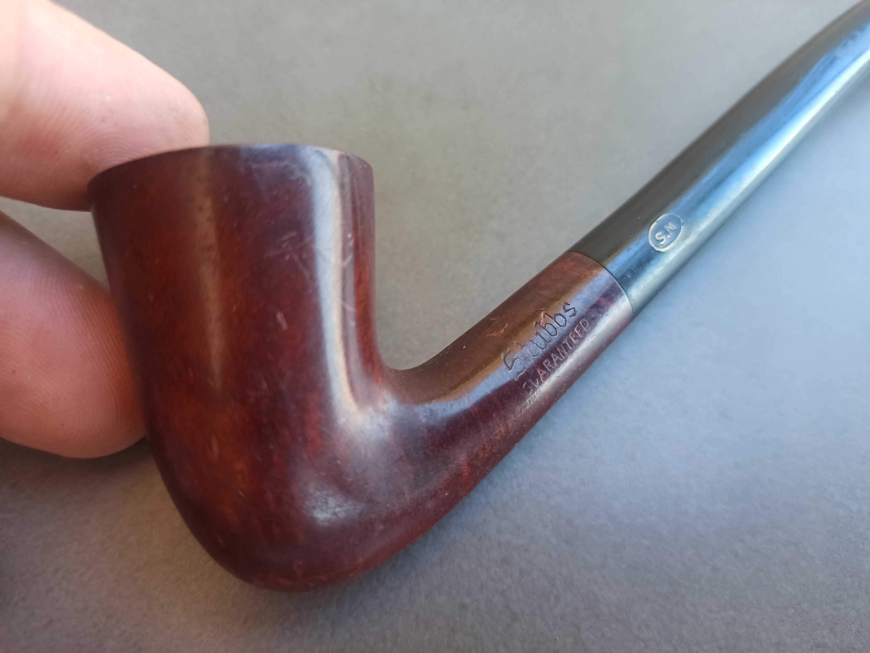 STUBBS Antique Pipe Vintage Tobacco Pipe Antique Bruyere - Etsy