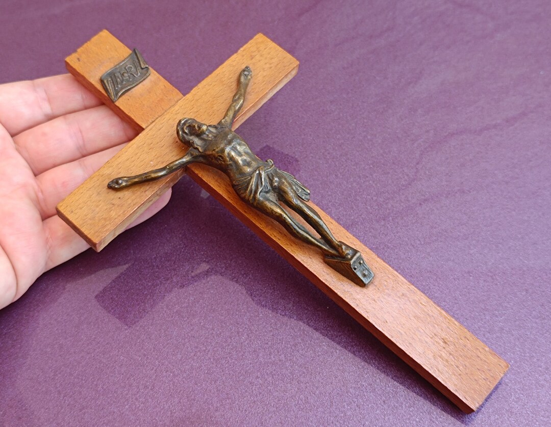 1970 Religious Jesus Cross, Jesus Cruz, Religious Cross, Old Religious ...