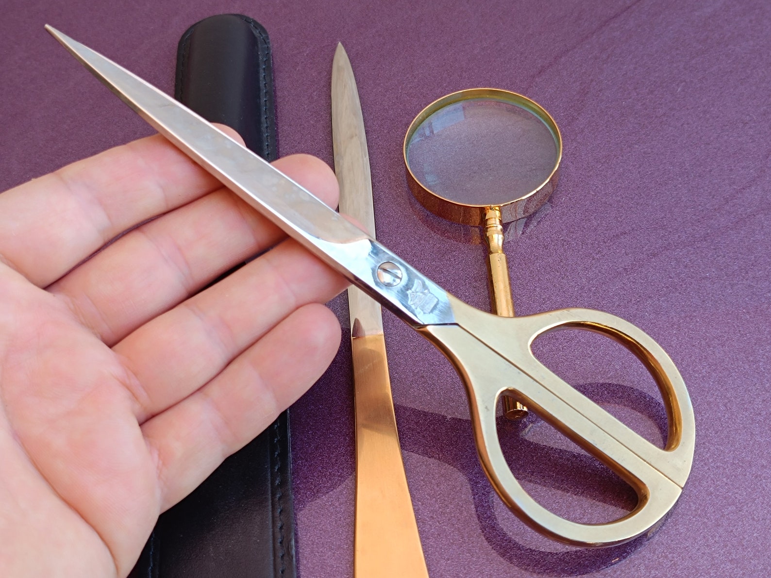SOLINGEN GERMANY Scissors, Letter Opener, Magnifying Glass, Solingen ...