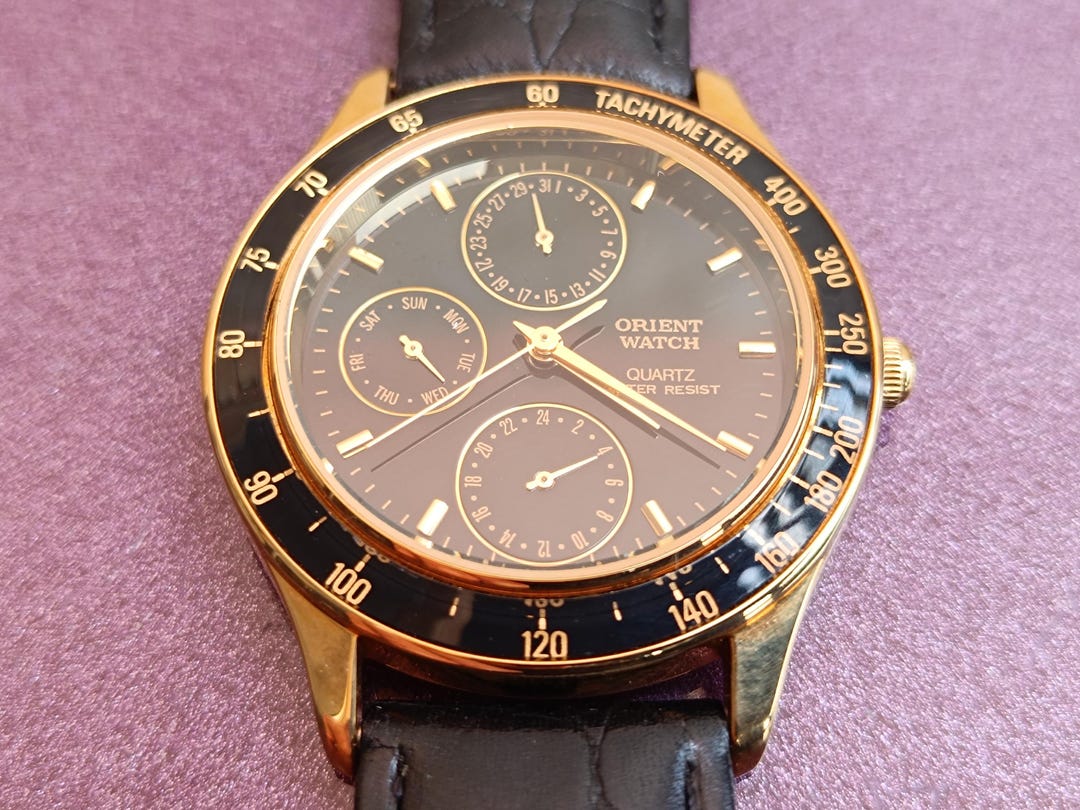 1990s XERNUS by ORIENT Quartz Watch, Vintage Quartz Watch, Collectible ...