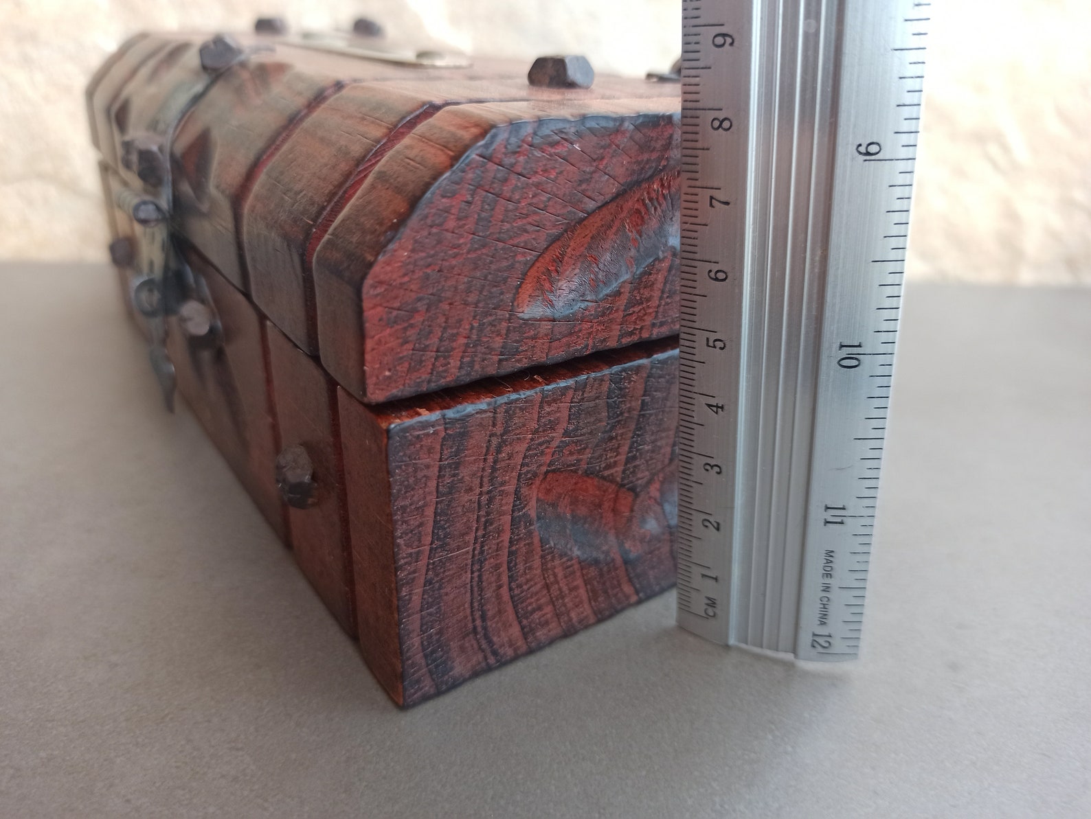 Treasure Chest Antique Wooden Chest Vintage Chest Slot for - Etsy