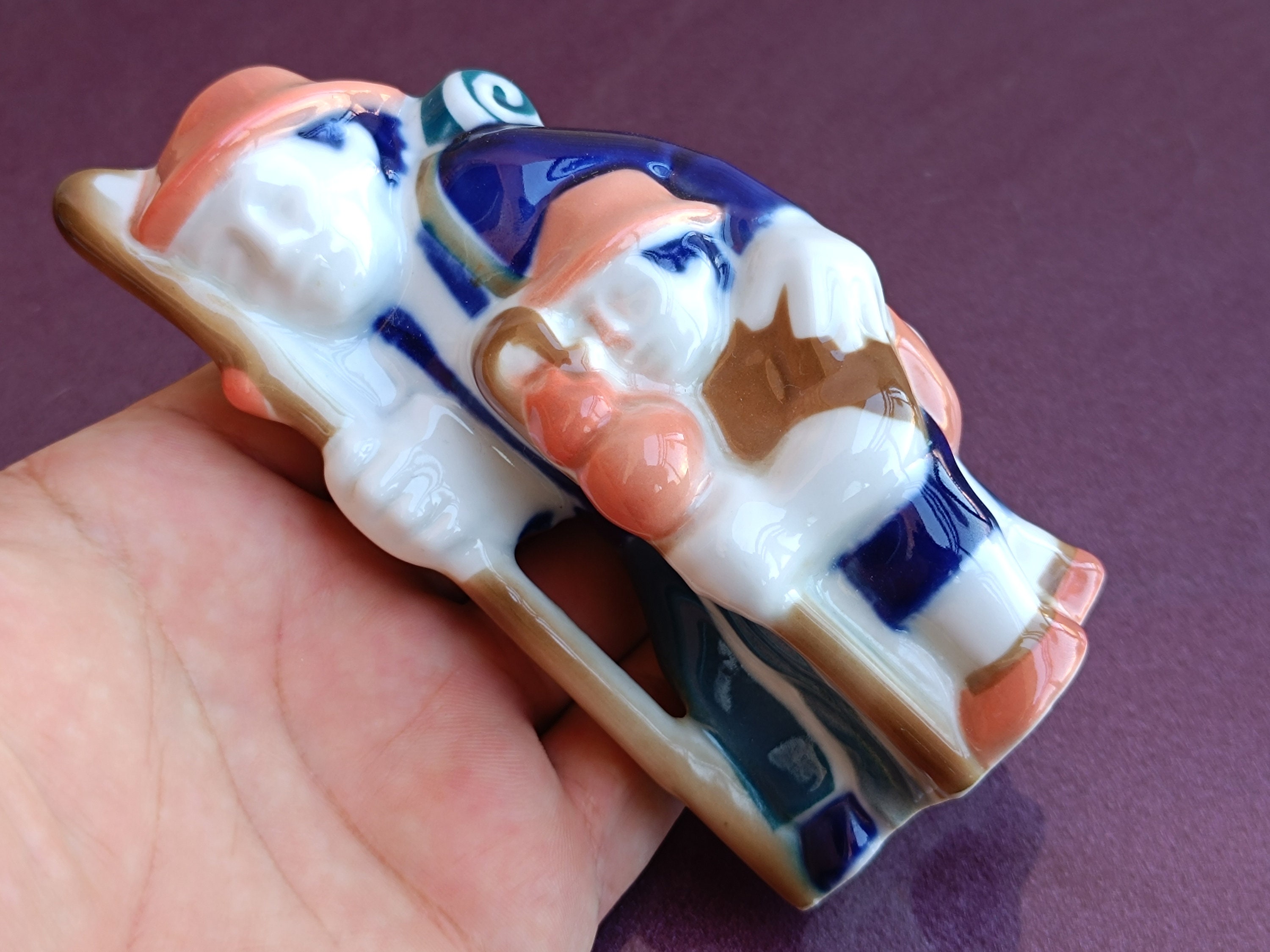 Sargadelos Pilgrims Saint Santiago De Compostela Porcelain Figure ...