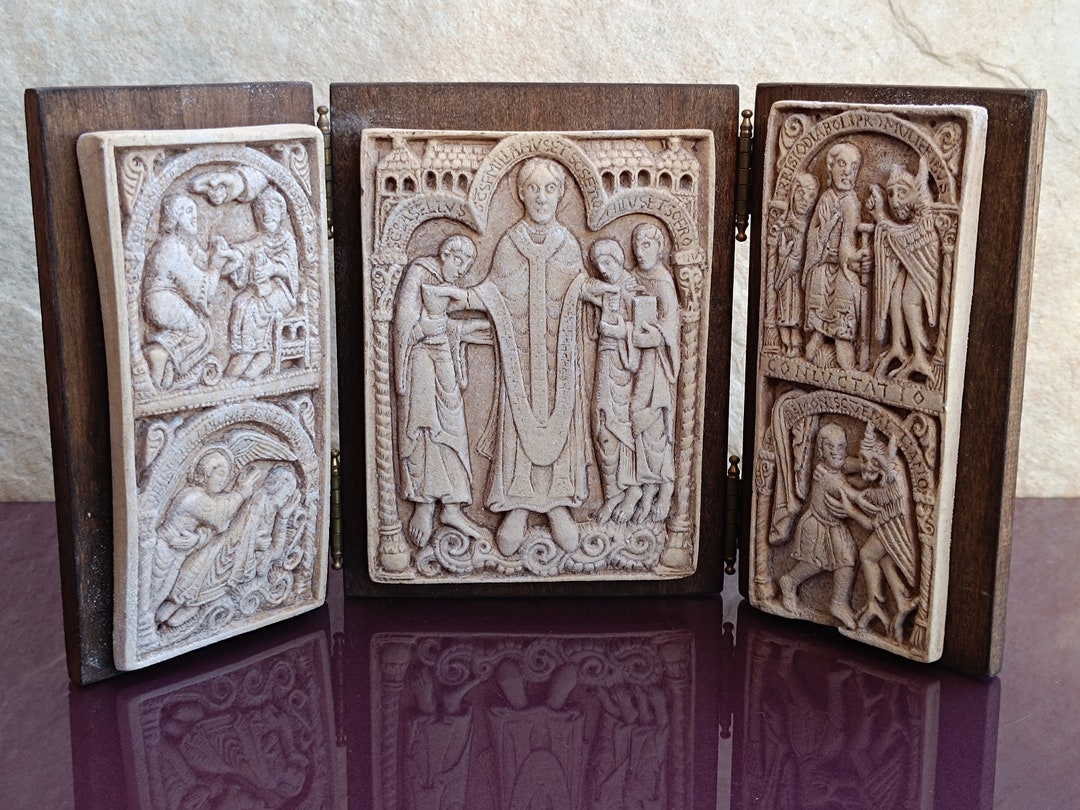 1970 Visigothic Tablets From the Tomb of San Millán replica, Saint ...