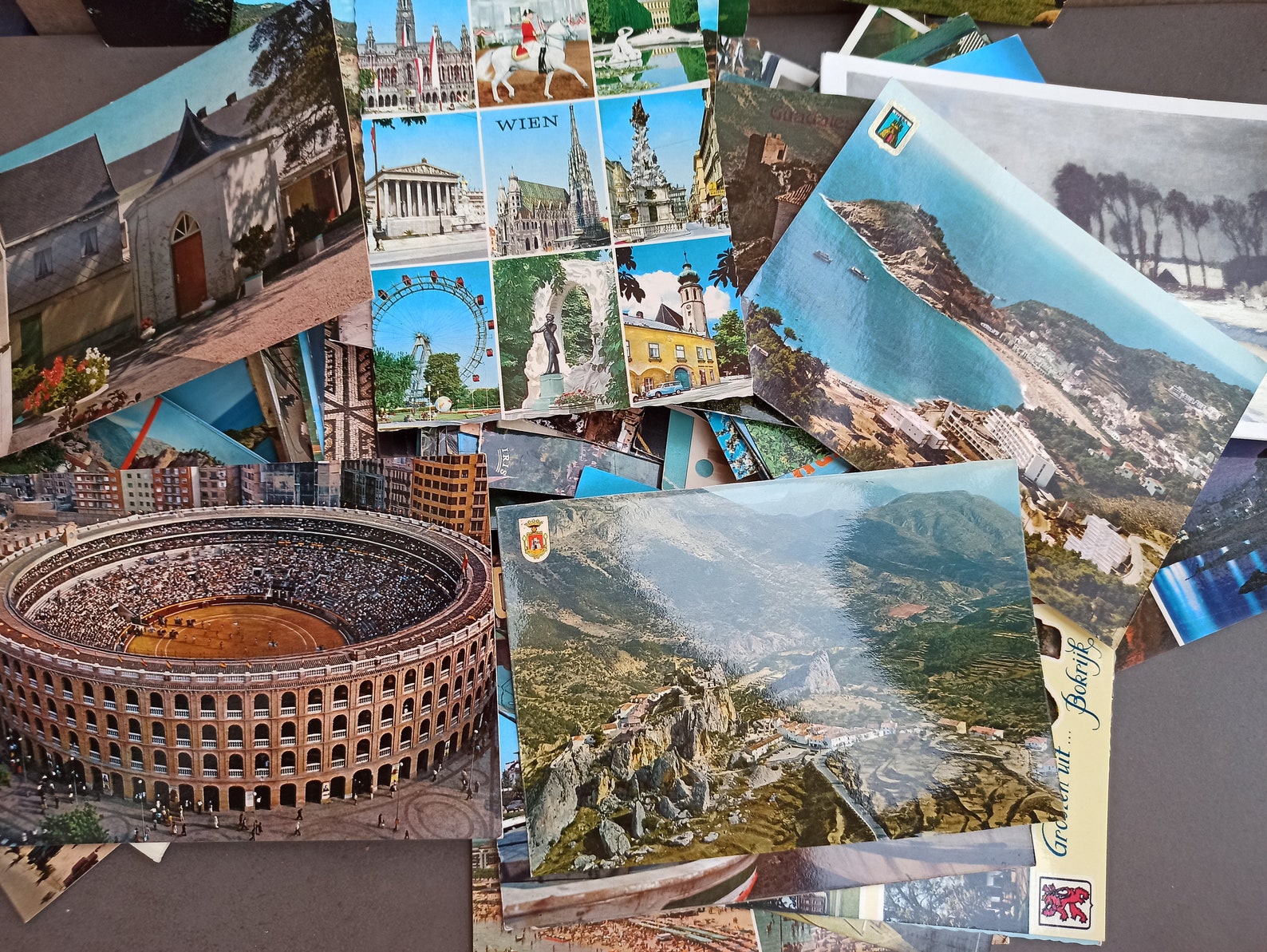 Set di 20 cartoline - Selezione casuale, cartoline vintage casuali ...