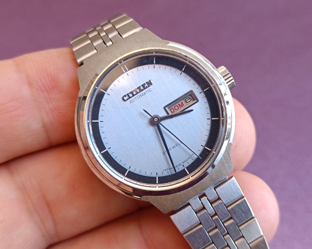 1980 Citizen Automatic Watch, Mechanical Watch, Vintage Mens Watch ...