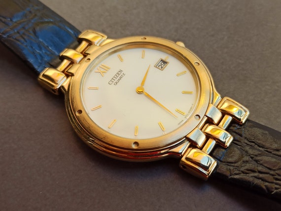 Citizen Quartz 1980s Vintage Men's Watch, From Collec… - Gem