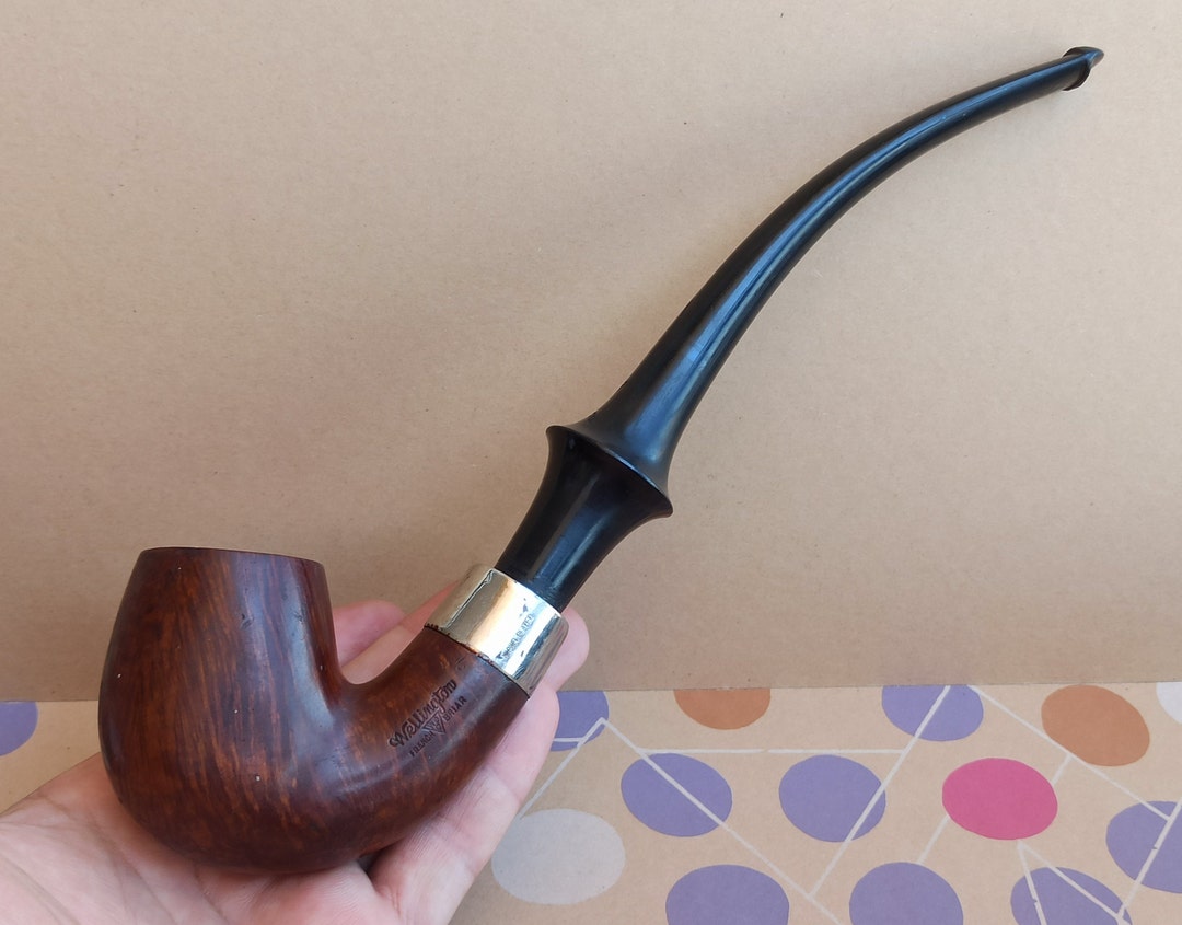 WELLINGTON USA Smoking Pipe, Antique Wellington Pipe, Briar Pipe ...