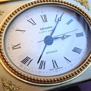 STAIGER West Germany Exclusiv Quartz Alarm Clock, Vintage Alarm Clock ...