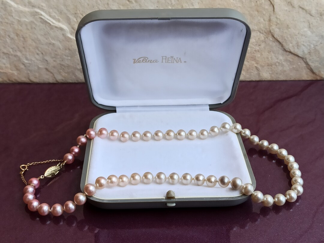 Pearl Velina Reina Necklace, Velina Reina Pearl, White Pearl Necklace ...