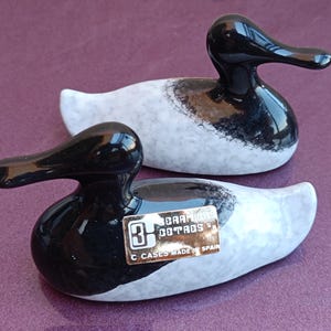 1970s C.cases Porcelain Hand Painted Ducks, Ceramic Duck, Duck Figure ...