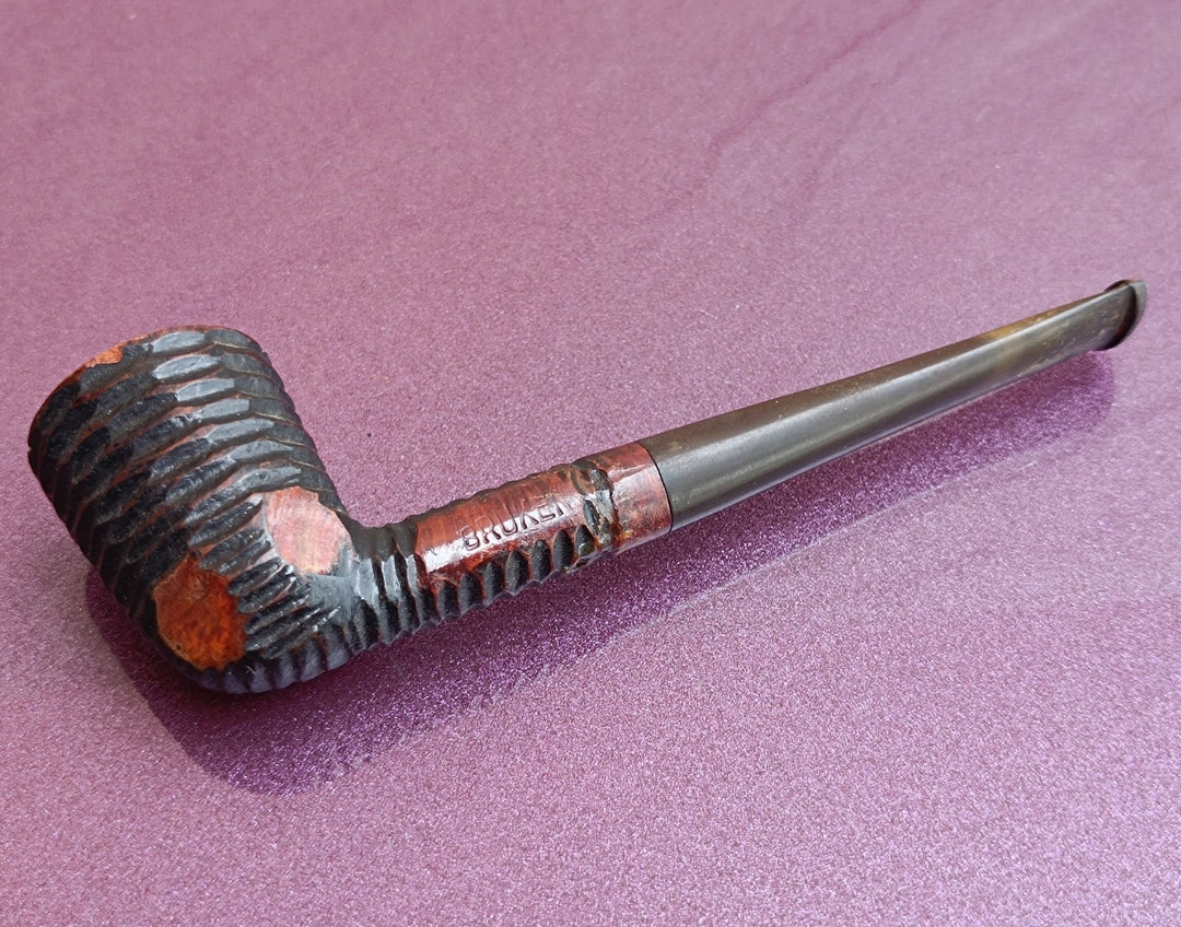 Bruken Smoking Pipe, Bruken 423, Vintage Tobacco Pipe, Antique Bruyere Smoking Pipe, Used Briar ...