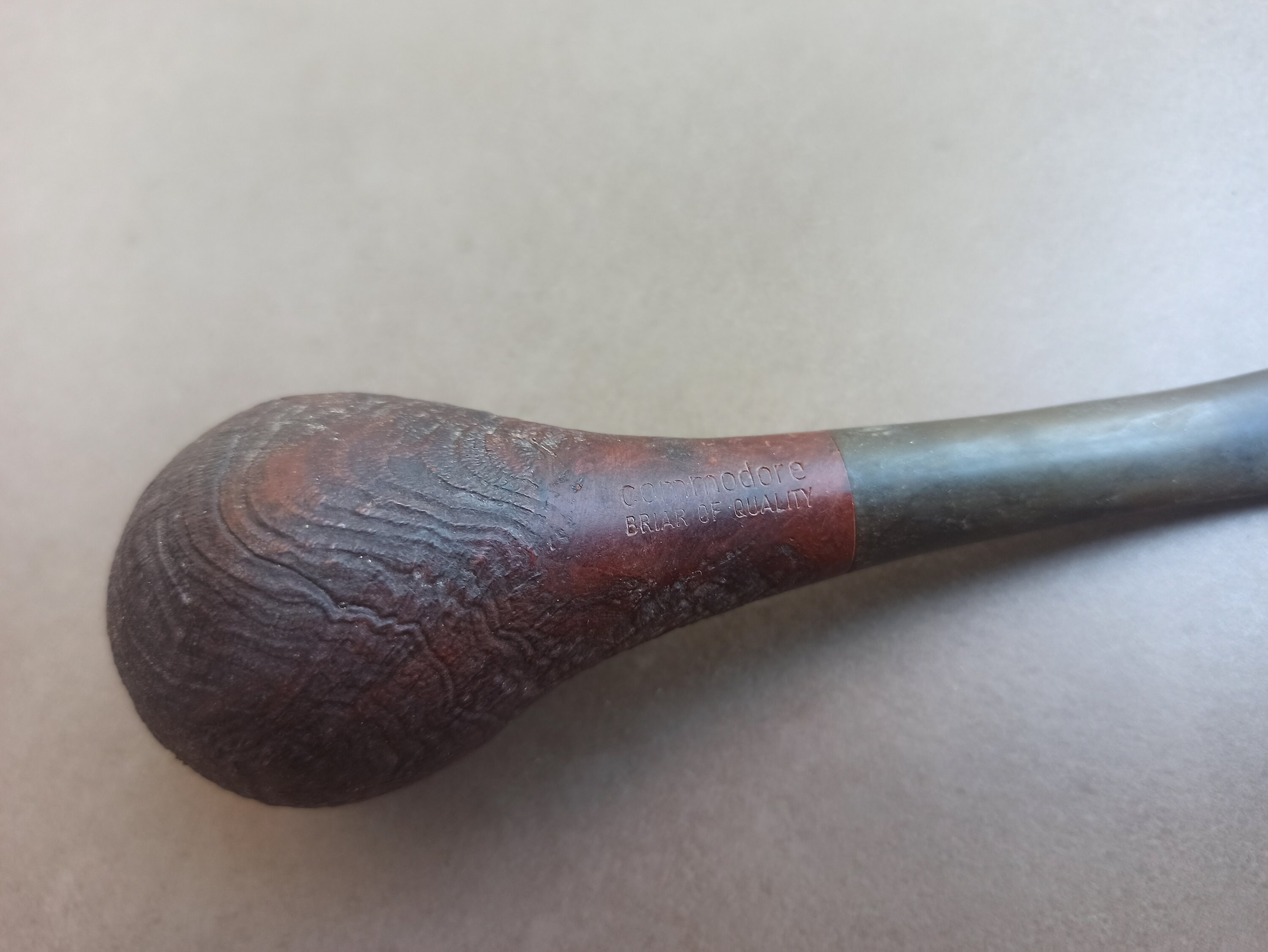 Antique Pipe Commodore Briar of Quality Vintage Tobacco Pipe - Etsy