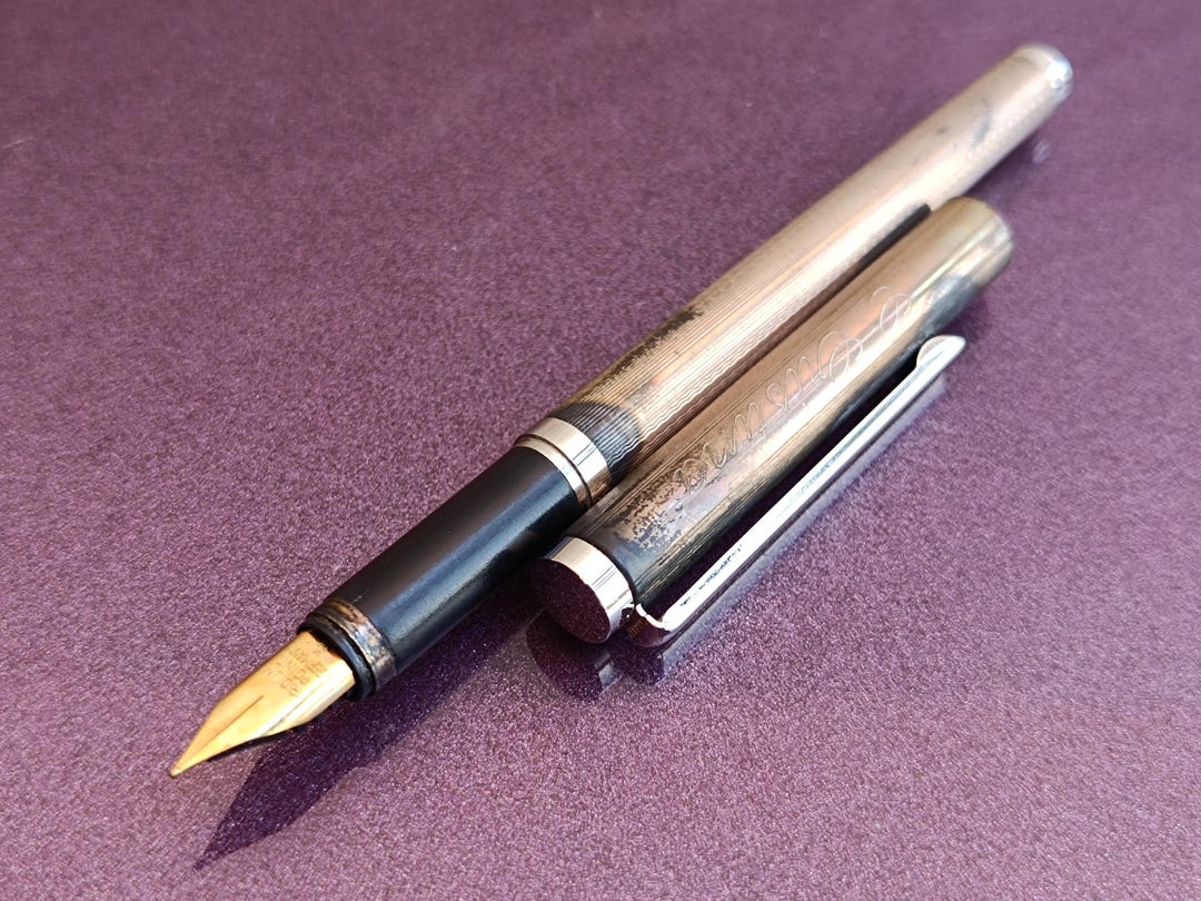 925 Silver USUS Fountain Pen, Silver Pen, Samples of 925 Sterling ...