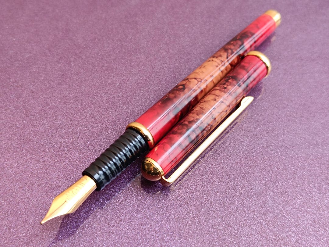 INOXCROM Vintage Gold Filled Fountain Pen, Inoxcrom Fountain Pen ...