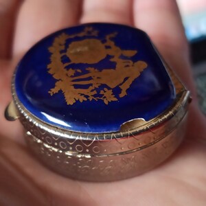 LIMOGES Pill Box Set of 2, Vintage Pill Box, Mini Box, France Retro Box ...