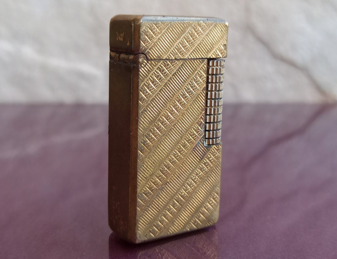 1970 ZAIMA Comelet Gold Plated Vintage Lighter, Antique Pocket Lighter ...