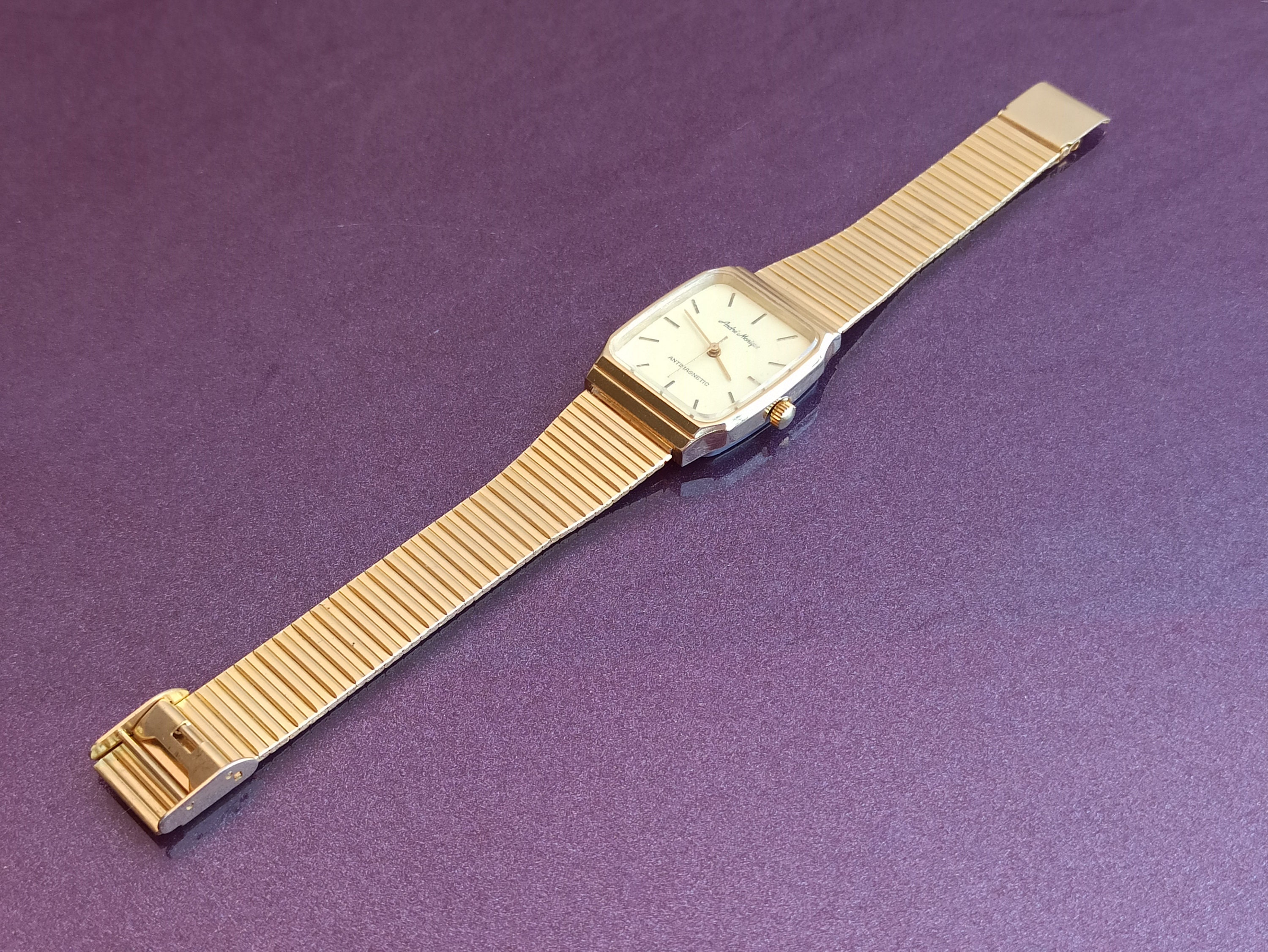 Andre Monique Gold Filled NOT Working Vintage Watch, Mechanical Watch ...