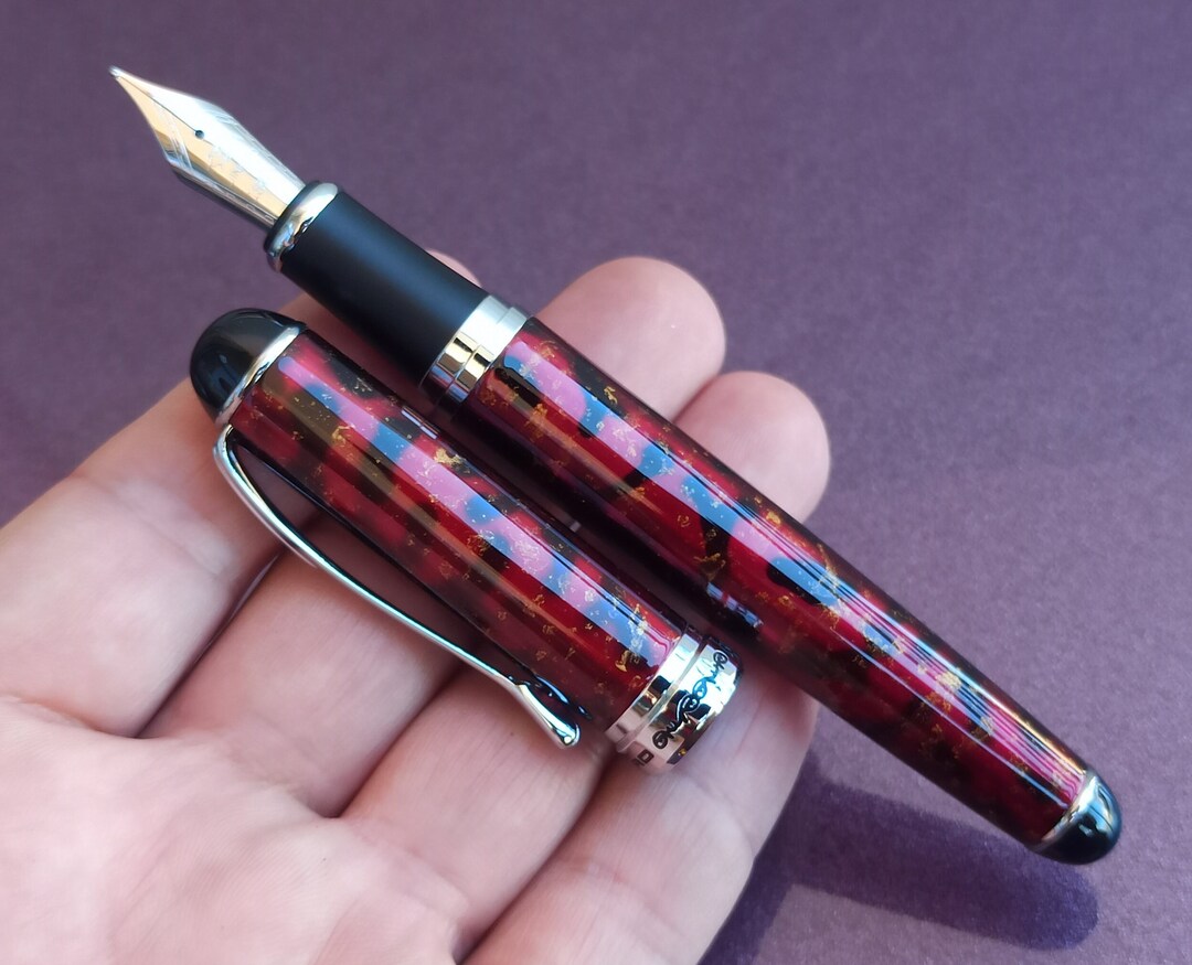 JINHAO 18KGP Nib Fountain Pen, Collectible Pen, Gift Pen, Vintage ...