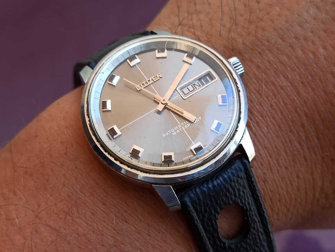 1980 Citizen Automatic Watch, Mechanical Watch, Vintage Mens Watch ...