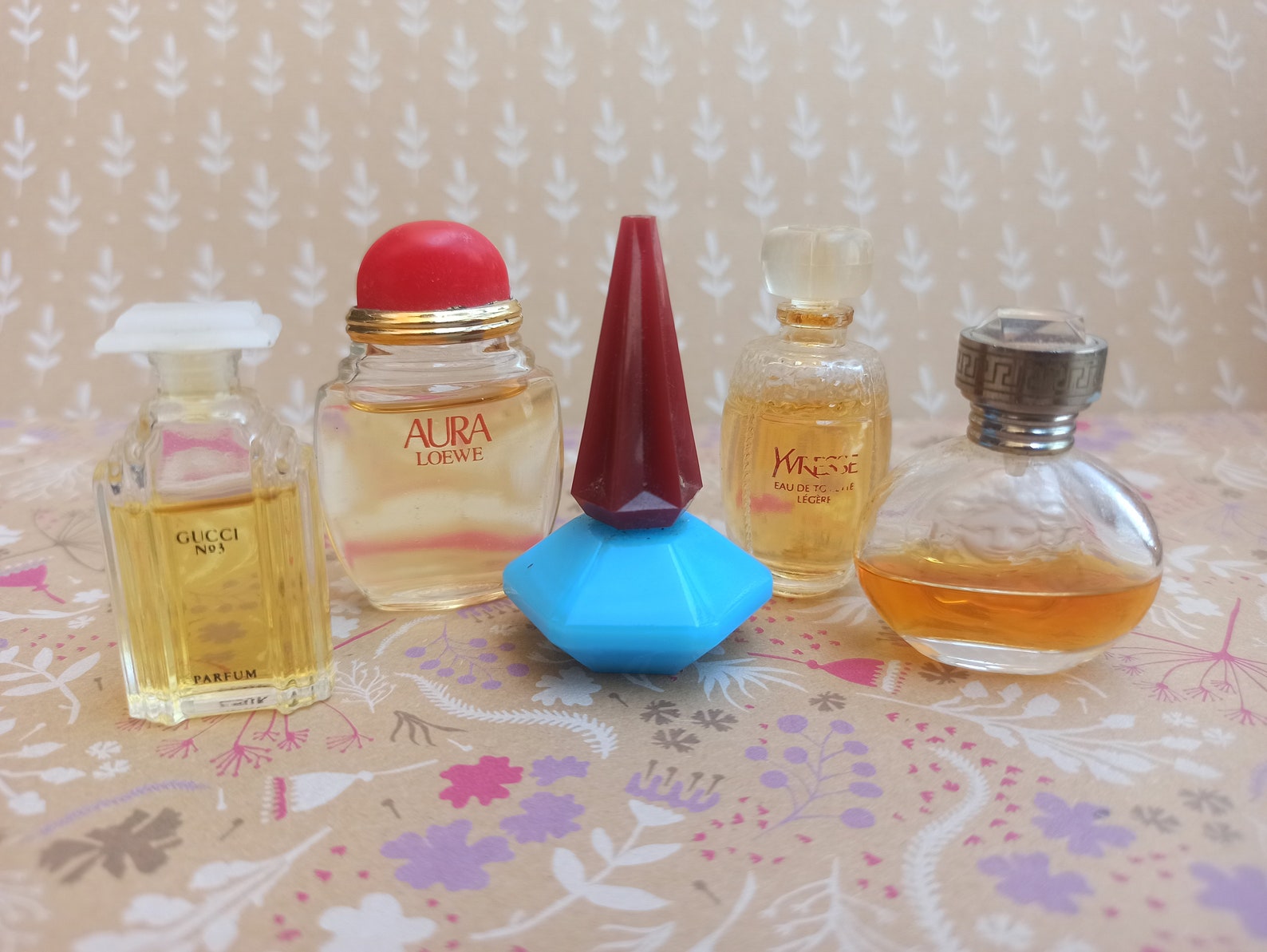 Perfume Miniatura Mini Antique Perfume Miniatura Splash Eau - Etsy