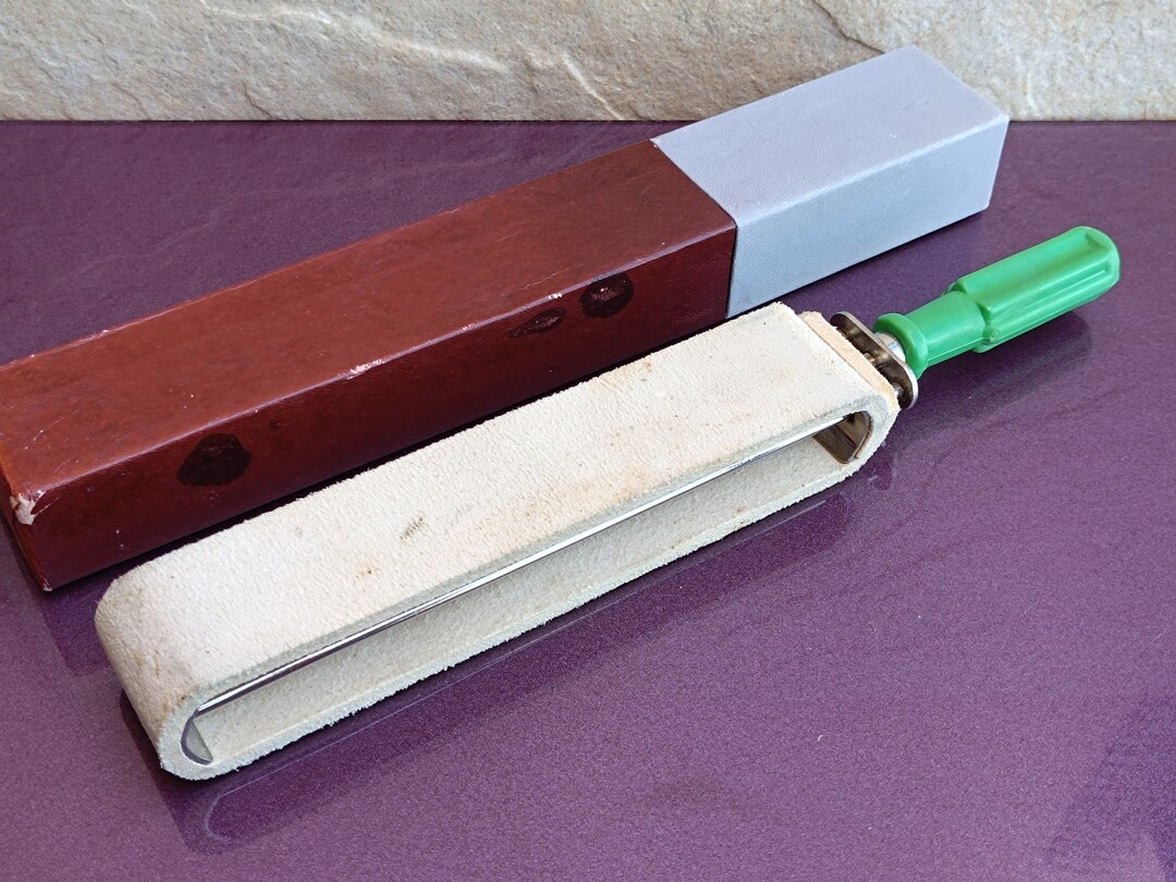 ENOSA Madrid Razor Sharpener, Antique Leather Tool for Sharpening ...
