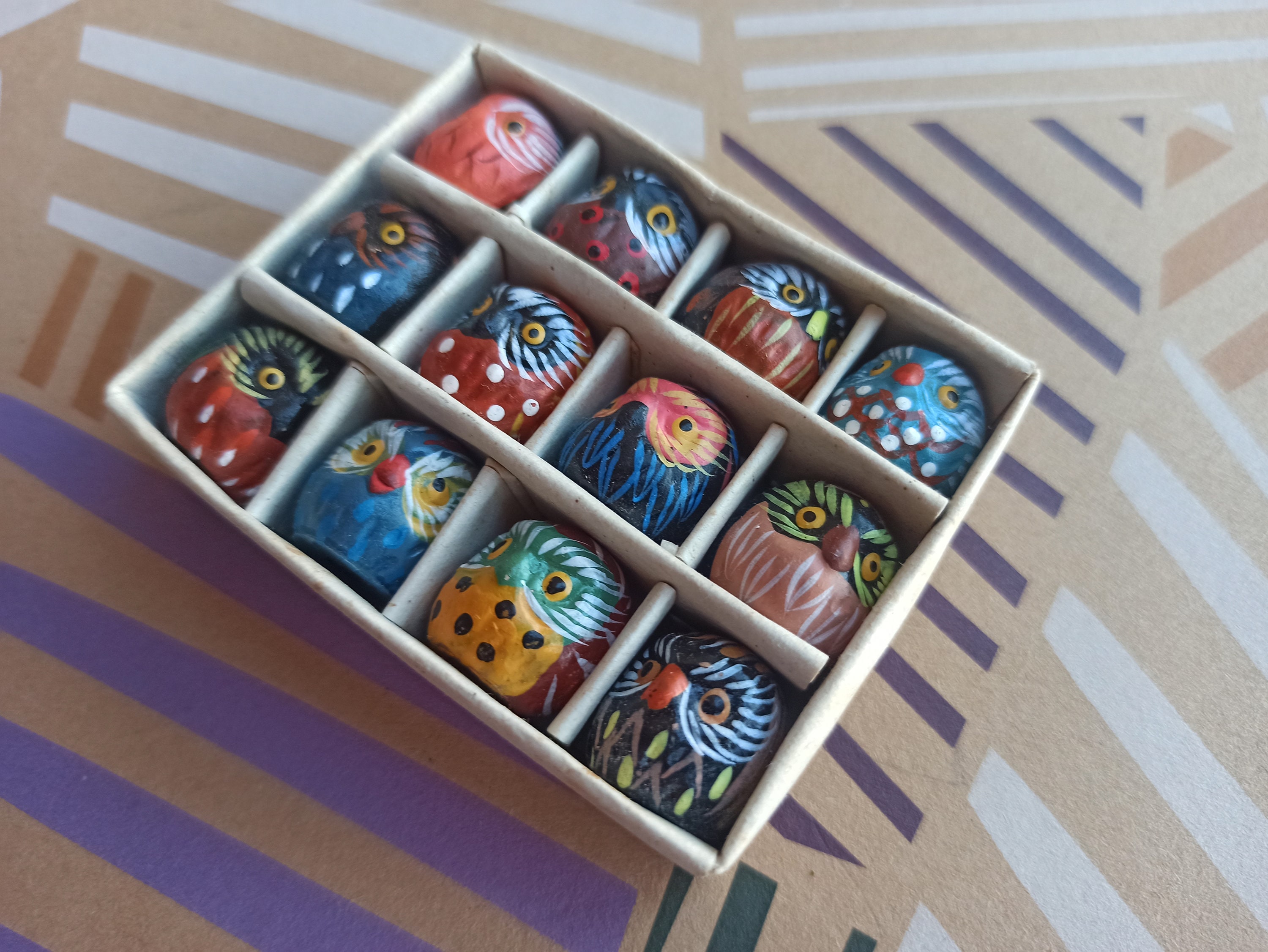 Owls Set Cute Clay Owls Collectible Birds Collectible Owls - Etsy