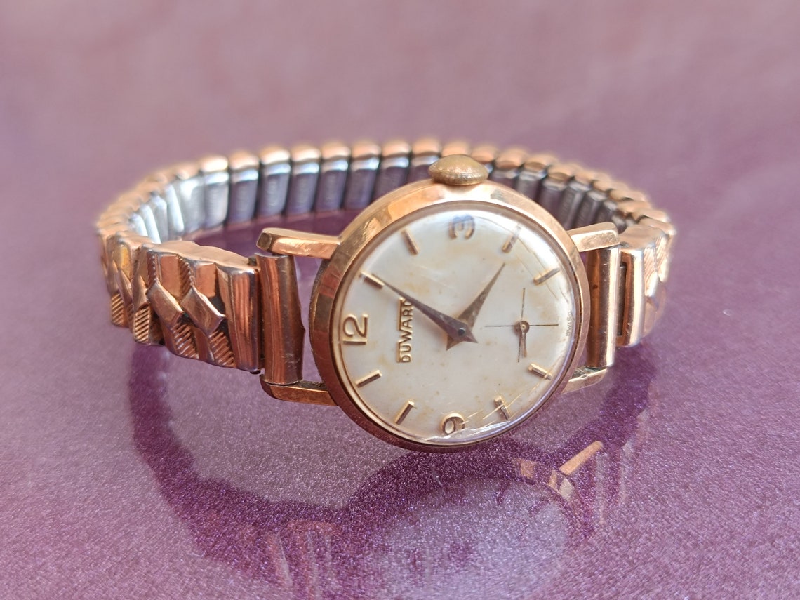 1950s Gold Filled Swiss Watches, 15 Rubis Watch, Gold Filled Watch ...