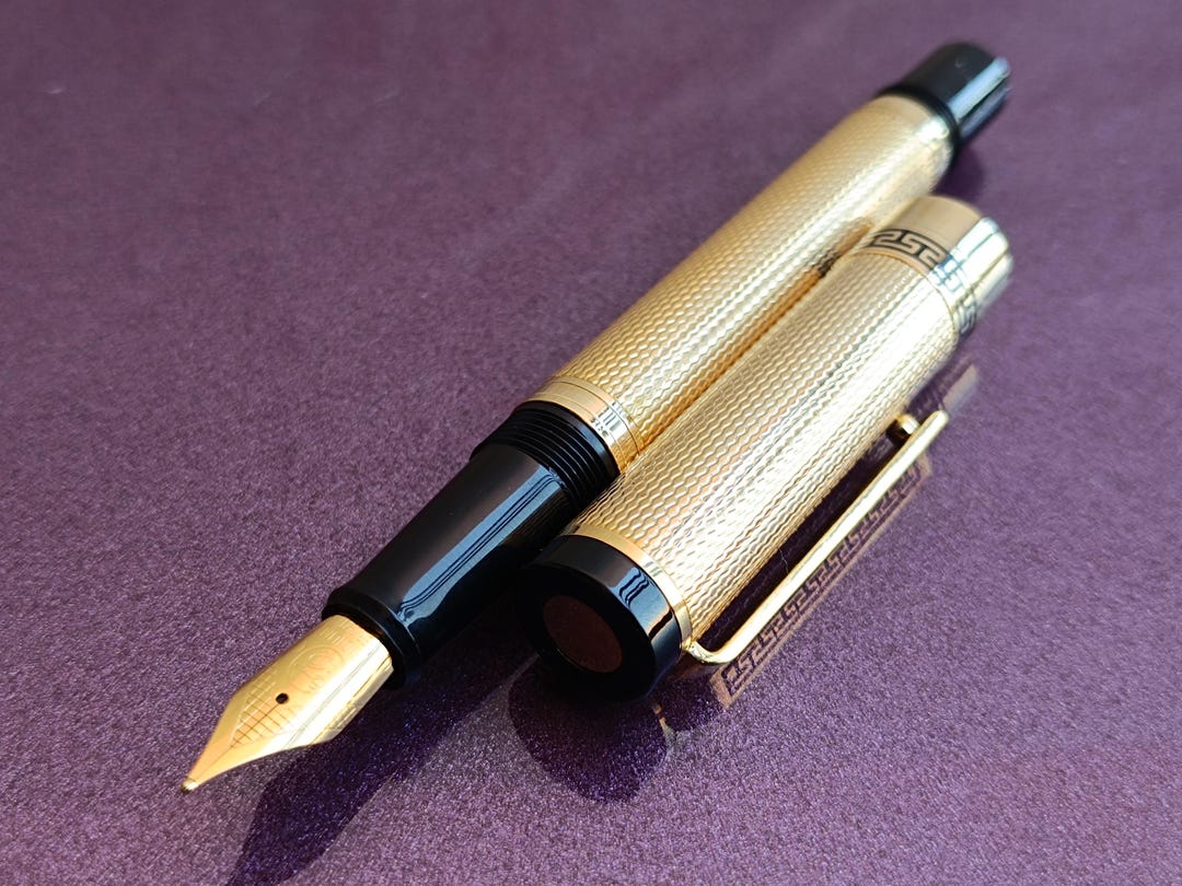Iridium Point Fountain Pen, Gold Filled Fountain Pen, Vintage Fountain ...