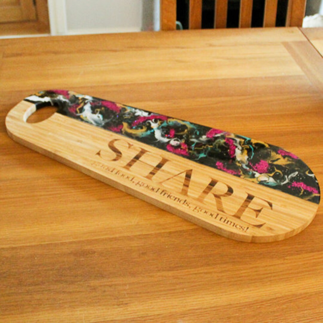 Hand Painted Sharing Board - Etsy