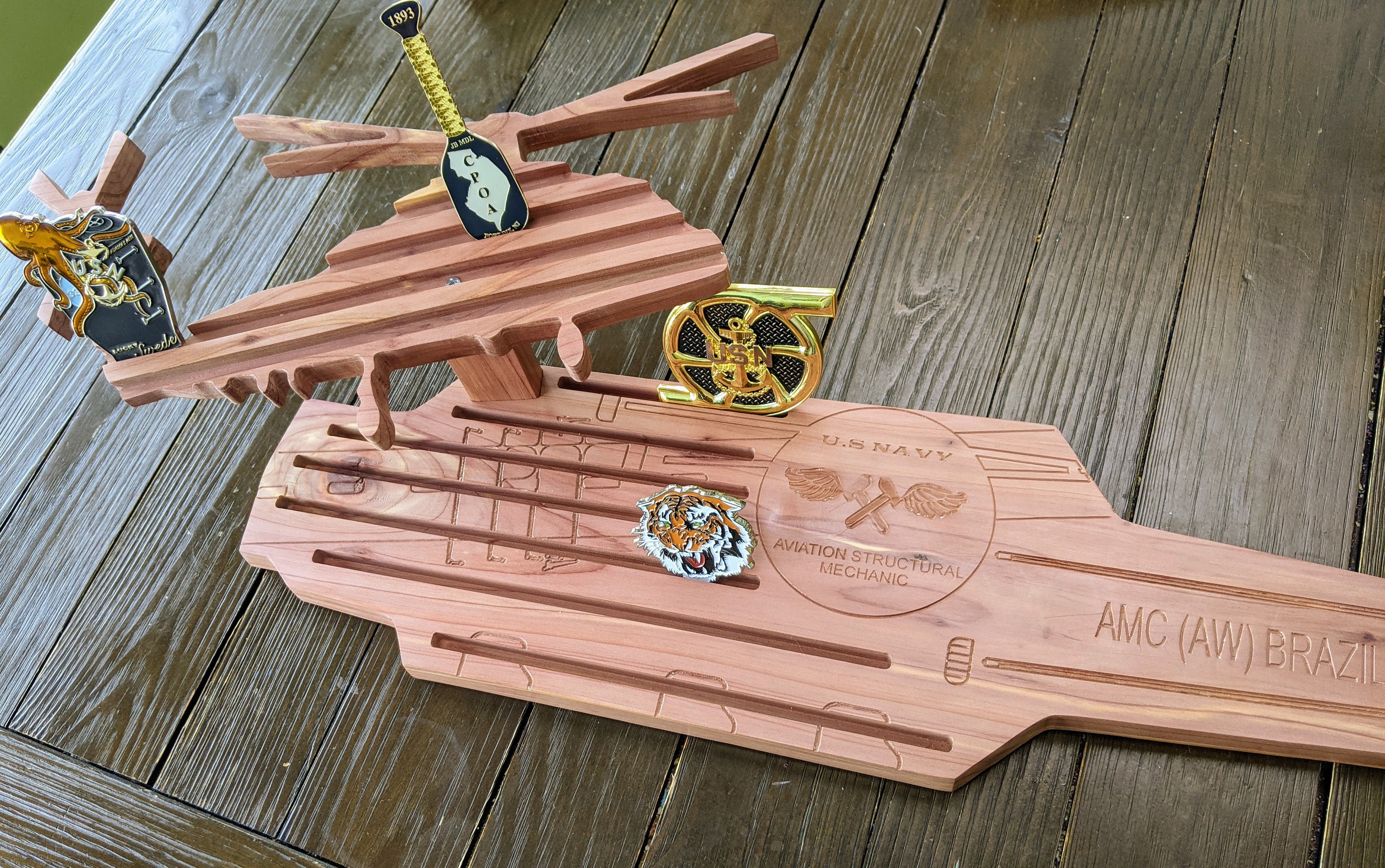 Carrier and Helicopter Coin Holder - Etsy