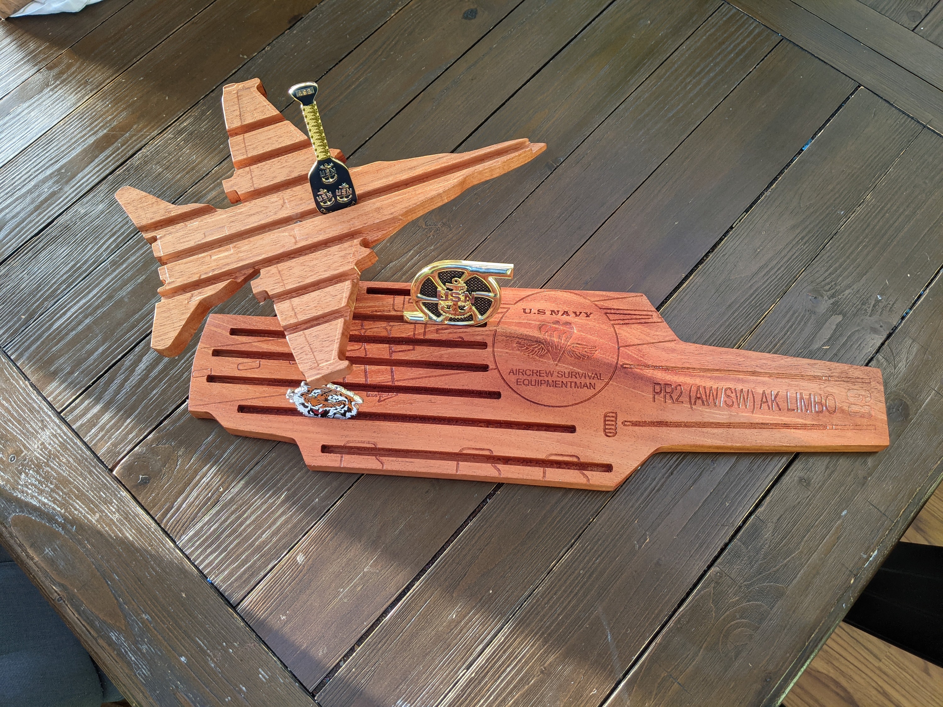 Carrier and F18 Coin Holder. - Etsy