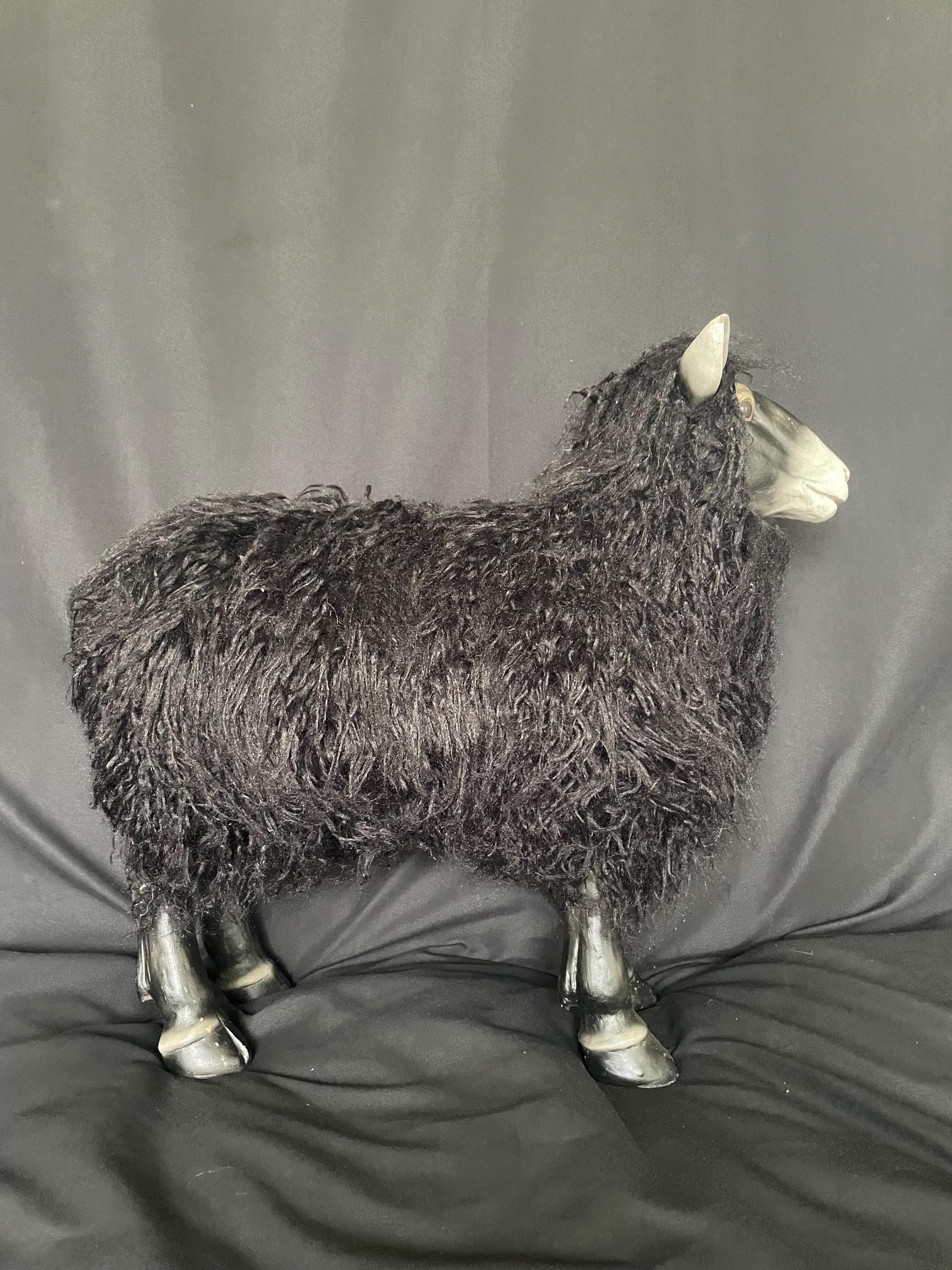 Limited Edition Mark Roberts Realistic Wool Black Sheep - Etsy