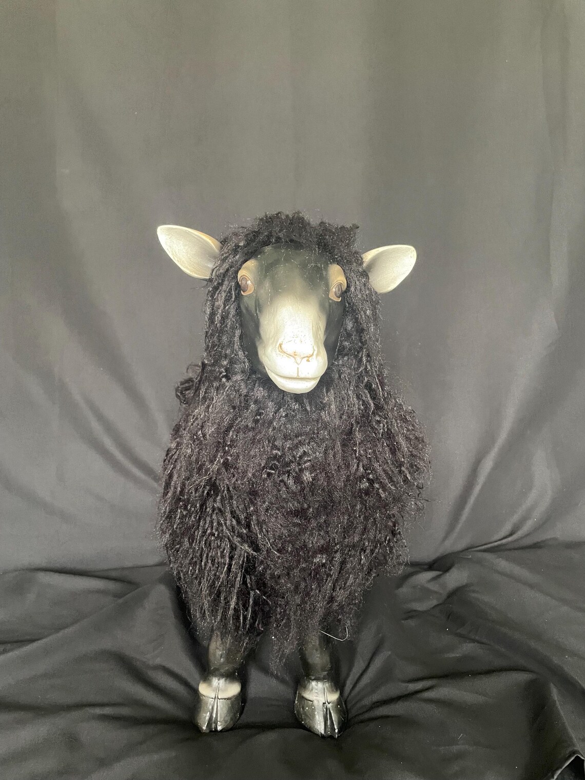 Limited Edition Mark Roberts Realistic Wool Black Sheep - Etsy