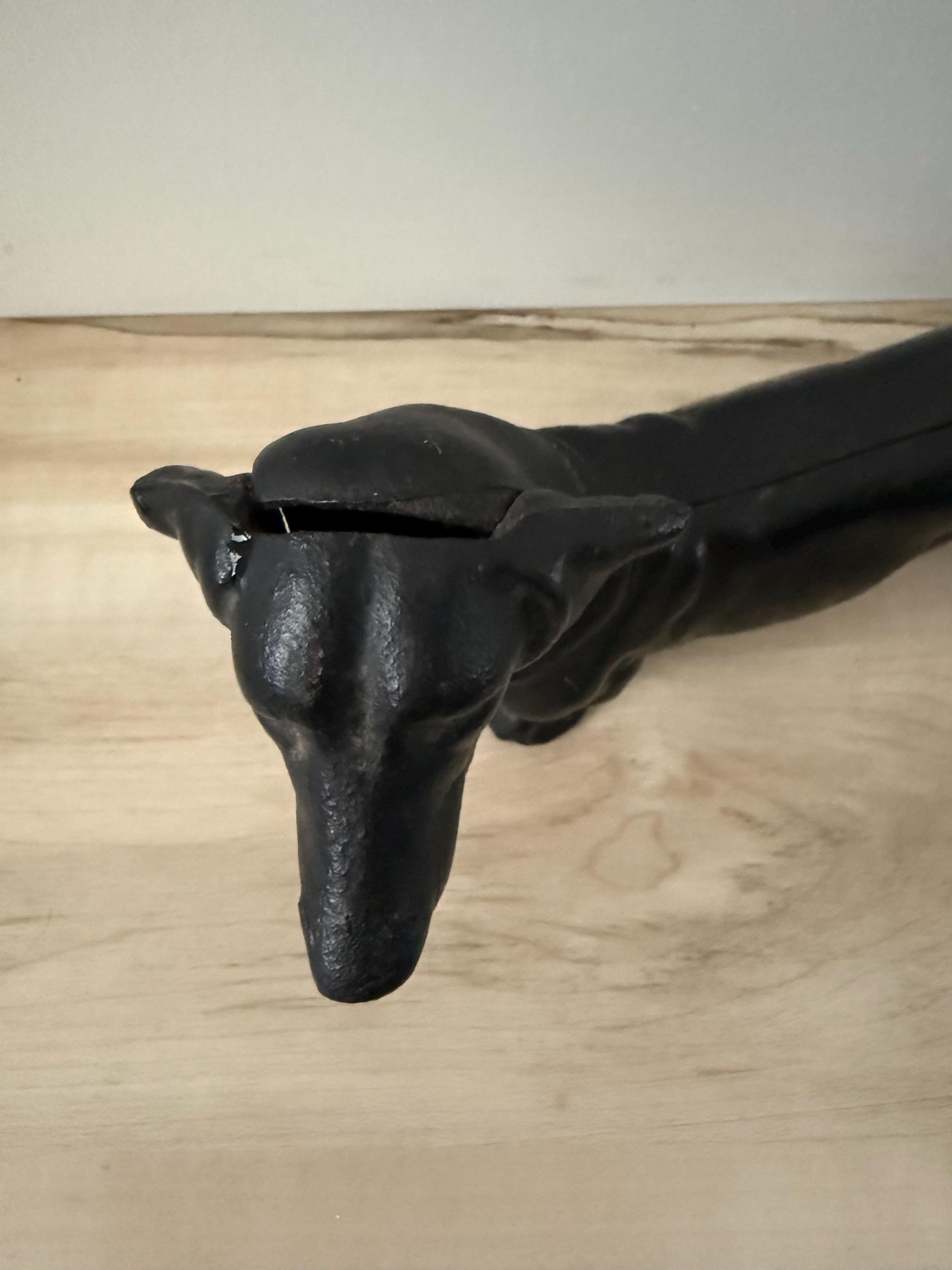 1920's Cast Iron Coin Bank Dog Daschund Bookend Doorstop - Etsy