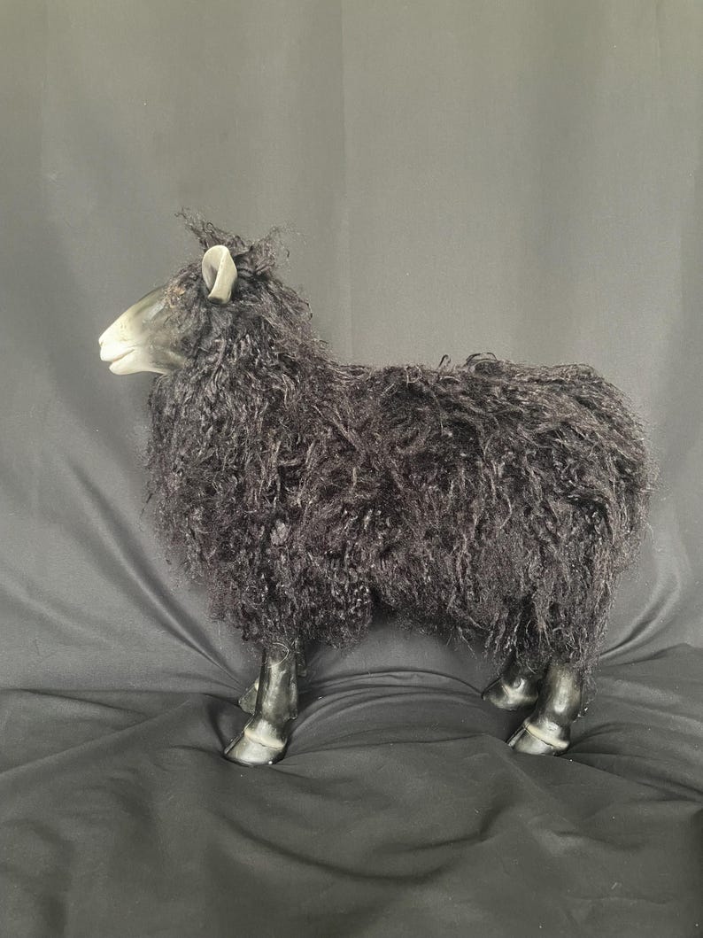 Limited Edition Mark Roberts Realistic Wool Black Sheep - Etsy